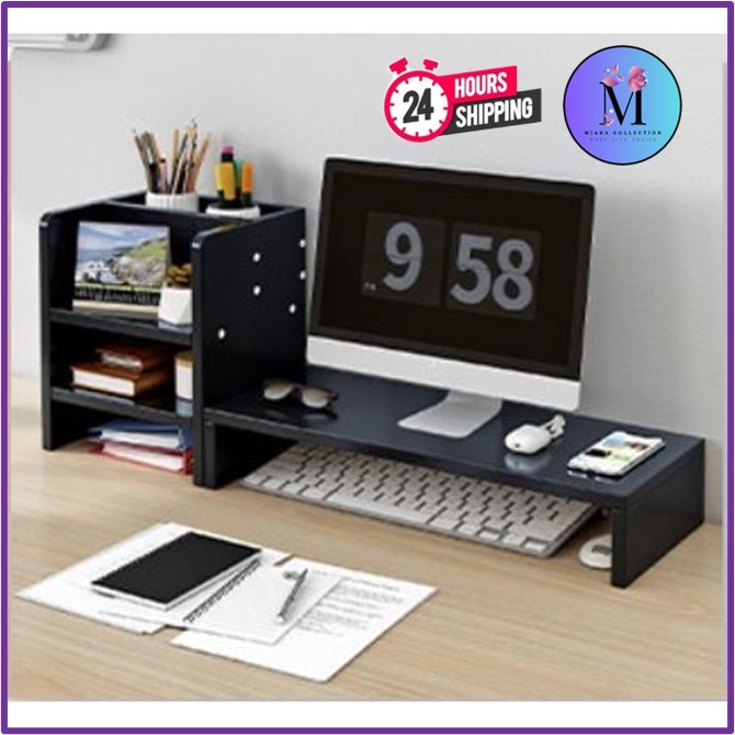 Computer Monitor Screen Riser Pc Shelf Laptop Monitor Stand Monitor ...