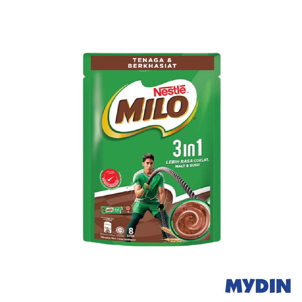 Nestle Milo 3 In 1 Activ-Go Mixes (8's x 33g) | Shopee Singapore