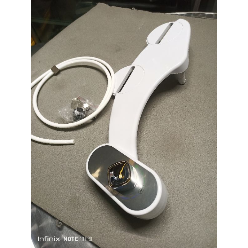 Bidet Toilet Seat Attachment Fresh WaterPregnant Hands-Free Non Electric with Dual Nozzles For ...