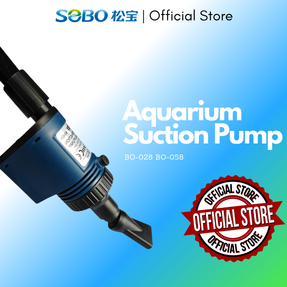 SOBO Aquarium Suction Cleaning Pump Pam Sedut Akuarium Clean Pump ...