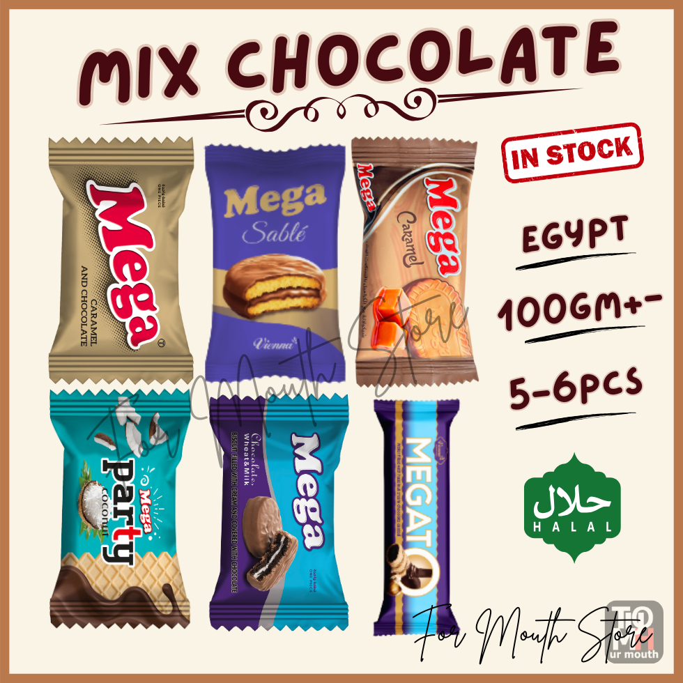 VIENNA MEGA CHOCOLATE Mix Chocolate Coklat Biscult Snack Chocolate ...