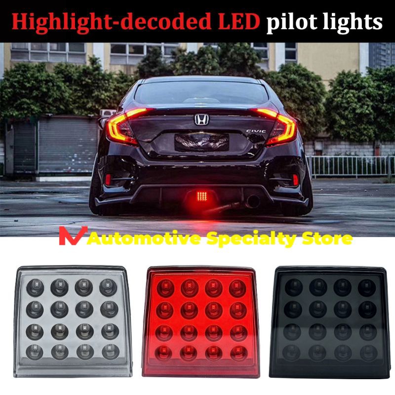 SquareBrake Light LED Light /UNIVERSAL TRIANGLE LED RED TAIL LIGHT ...