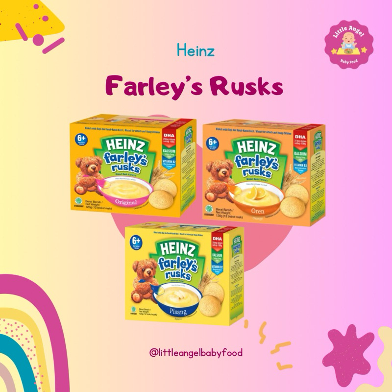 Heinz Farley's Rusks for babies 6 months and above (HALAL) | Shopee ...