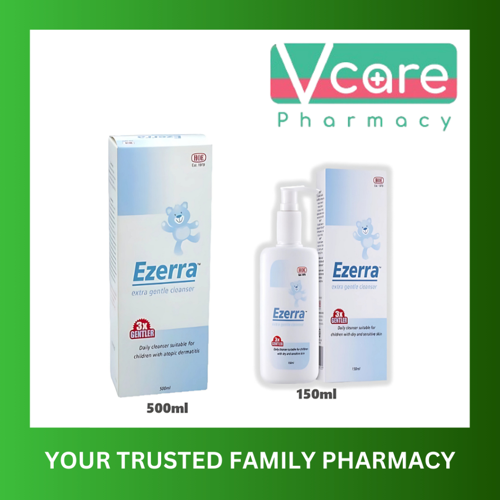 Ezerra Extra Gentle Cleanser (150ml/500ml) | Shopee Singapore
