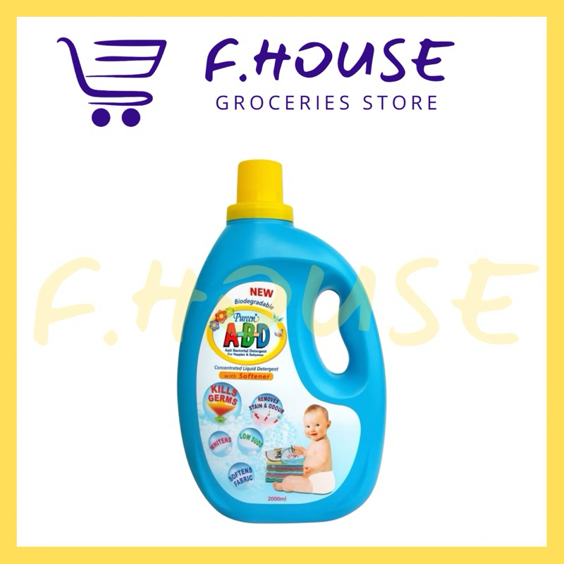 Pureen ABD Antibacterial Liquid Detergent (2000ML) | Shopee Singapore