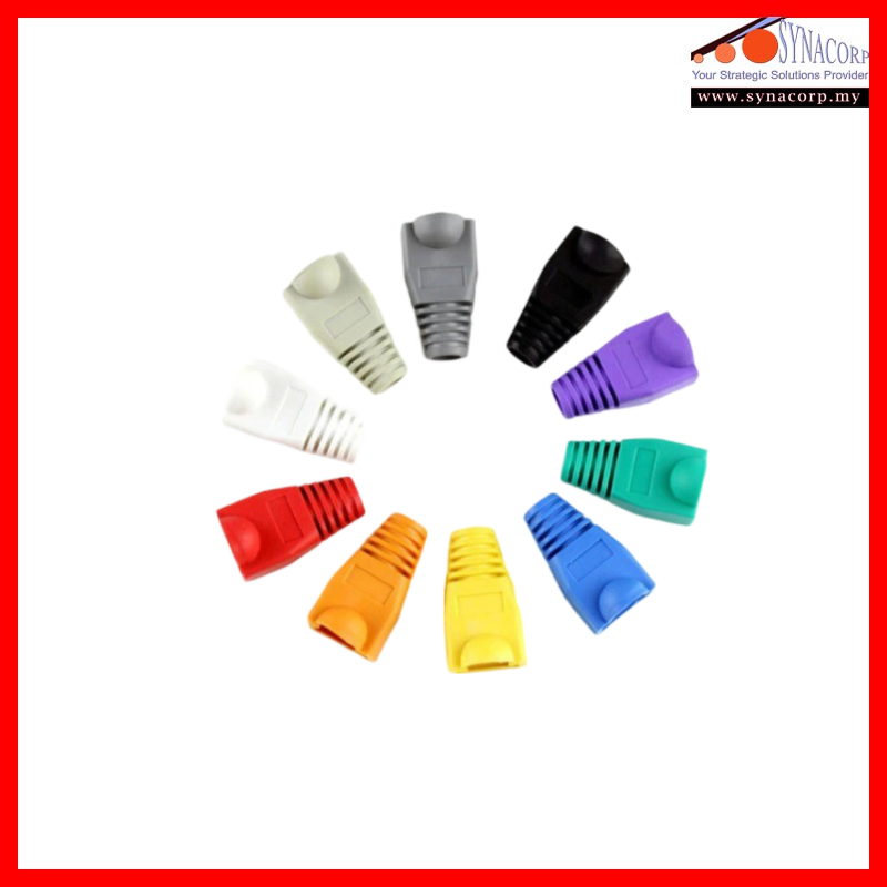 10PCS X RJ45 CAT5 CAT5E CAT6 Rubber Boot | Shopee Singapore