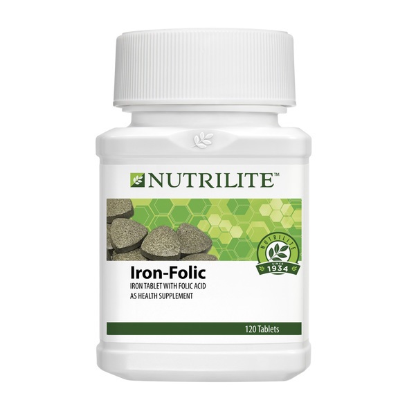 Amway Nutrilite Iron Folic - 120 tab | Shopee Singapore