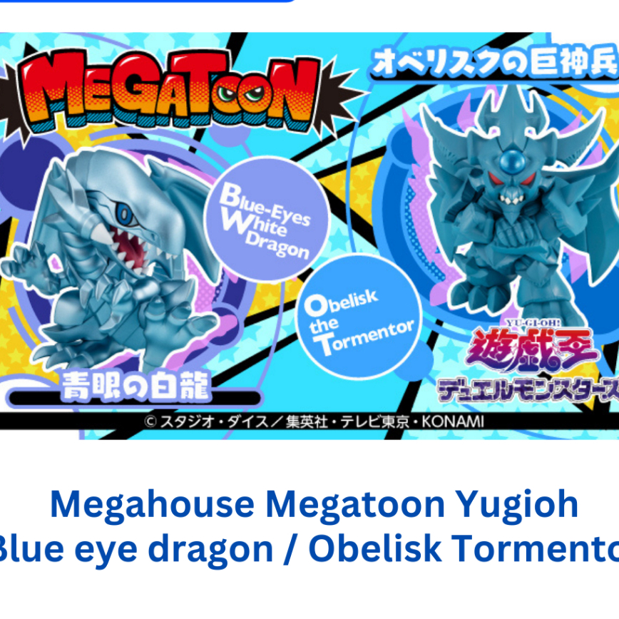 Megahouse Megatoon Yugioh Duel Monster Blue Eye Dragon Obelisk ...