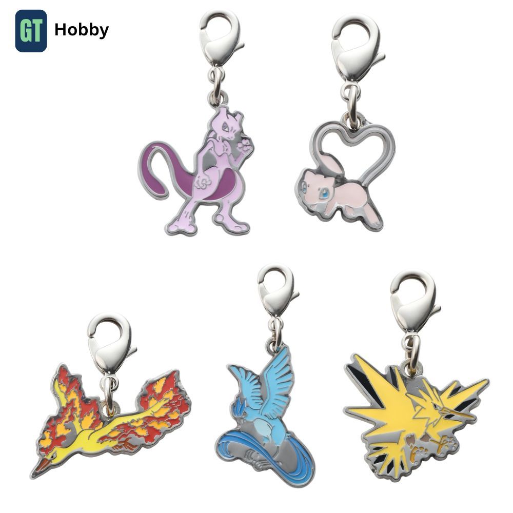 Pokemon Center Metal Keychain Charm - Key Chain - Pikachu Charizard ...