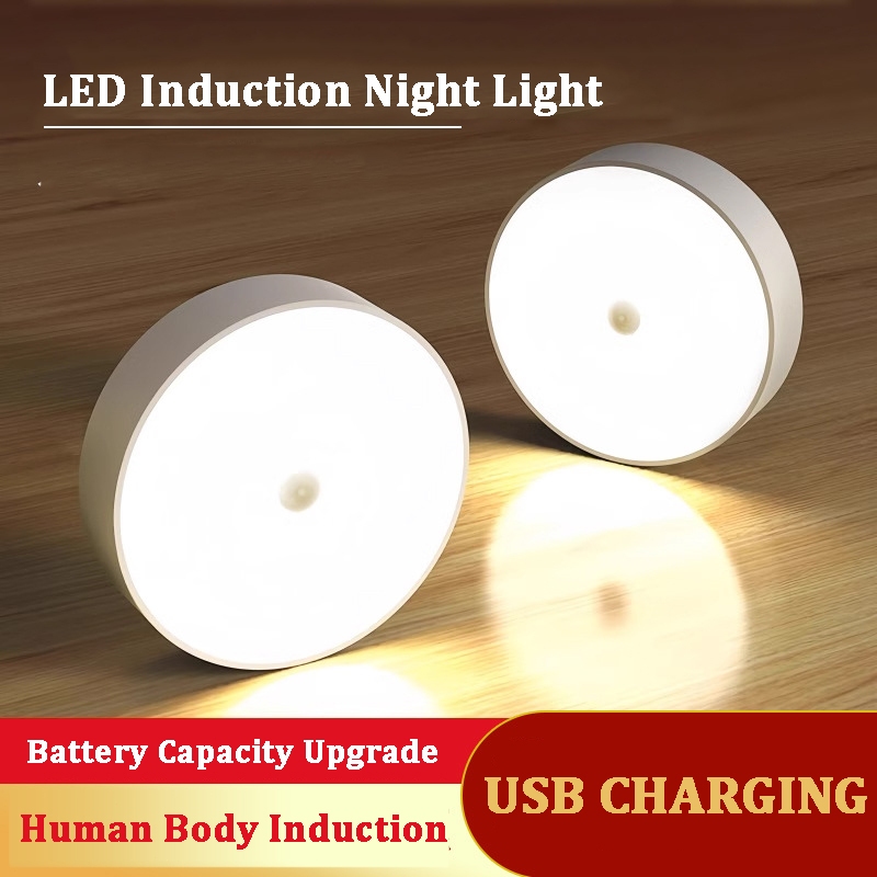 Indoor LED Sensor Night Light Human Body Induction Wall Lamp Led Smart ...