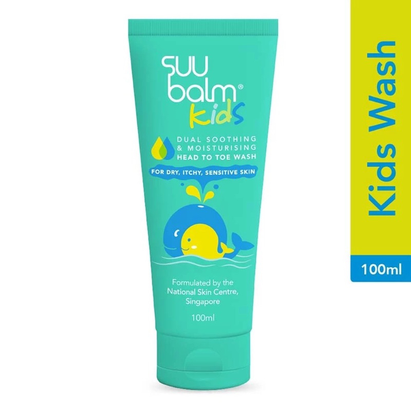 Suu Balm Kids Dual Soothing & Moisturising Head-to-Toe Wash (100ml) | Shopee Singapore