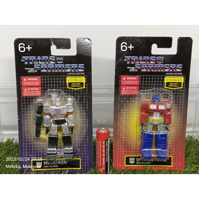 TRANSFORMERS Mini Figure Optimus Prime&Megatron set | Shopee Singapore