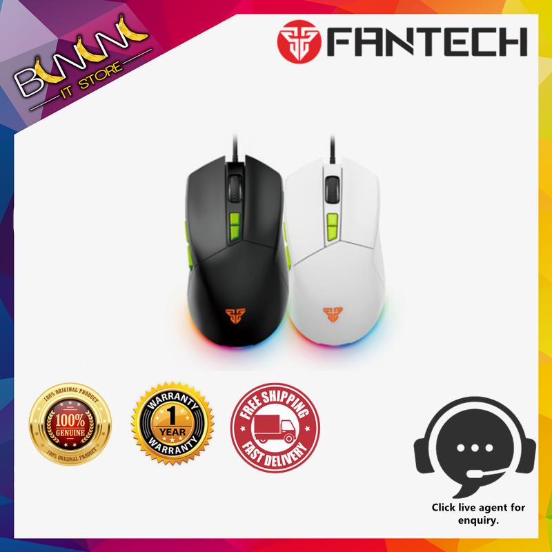 FANTECH PHANTOM II VX6 MACRO GAMING MOUSE | Shopee Singapore