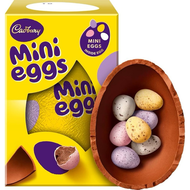 Cadbury Dairy Milk Mini Eggs Chocolate Easter Egg, Filled with Mini ...