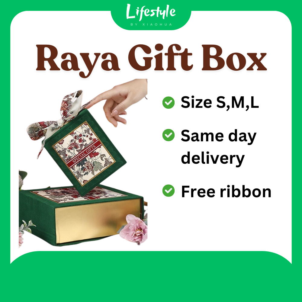 Raya Box Raya Box Kotak Raya Packaging Box Green Kotak Hari Raya 开斋节礼盒 ...