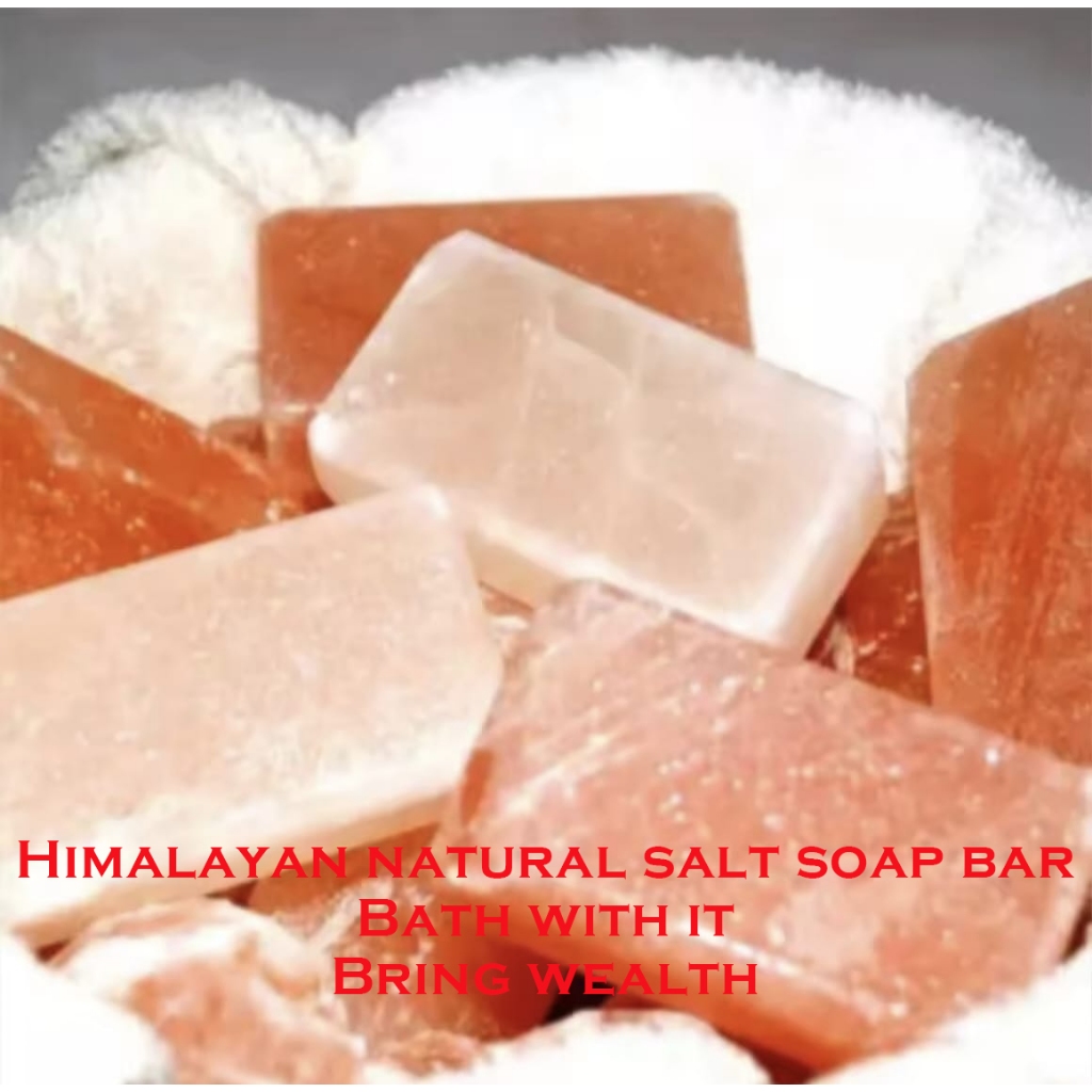 Organic Himalayan Rock Salt Bath Soap - Sabun Mandi Garam Batu ...