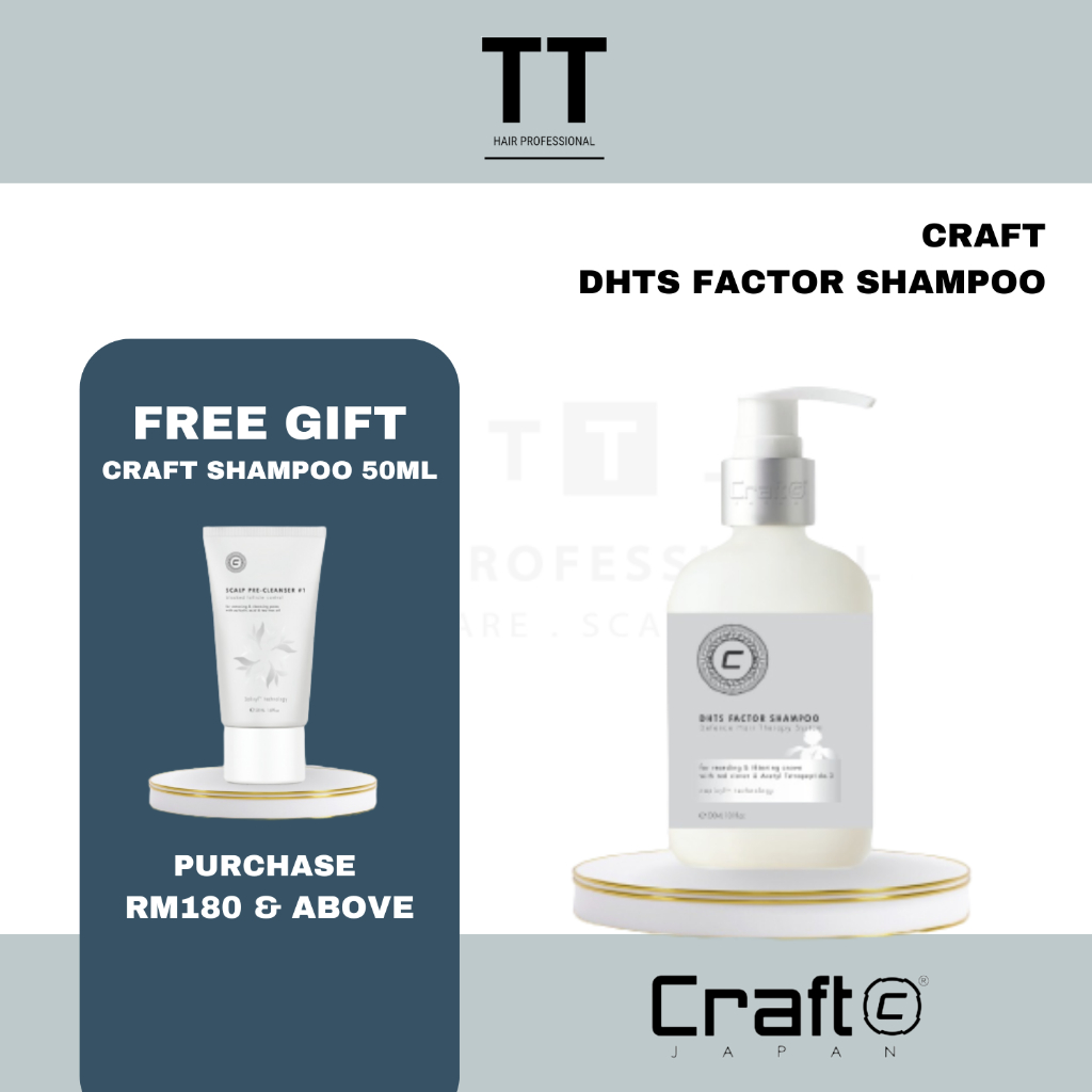 Craft DHT DHTS Factor Shampoo 50ml 300ml 1000ML ( For receding ...