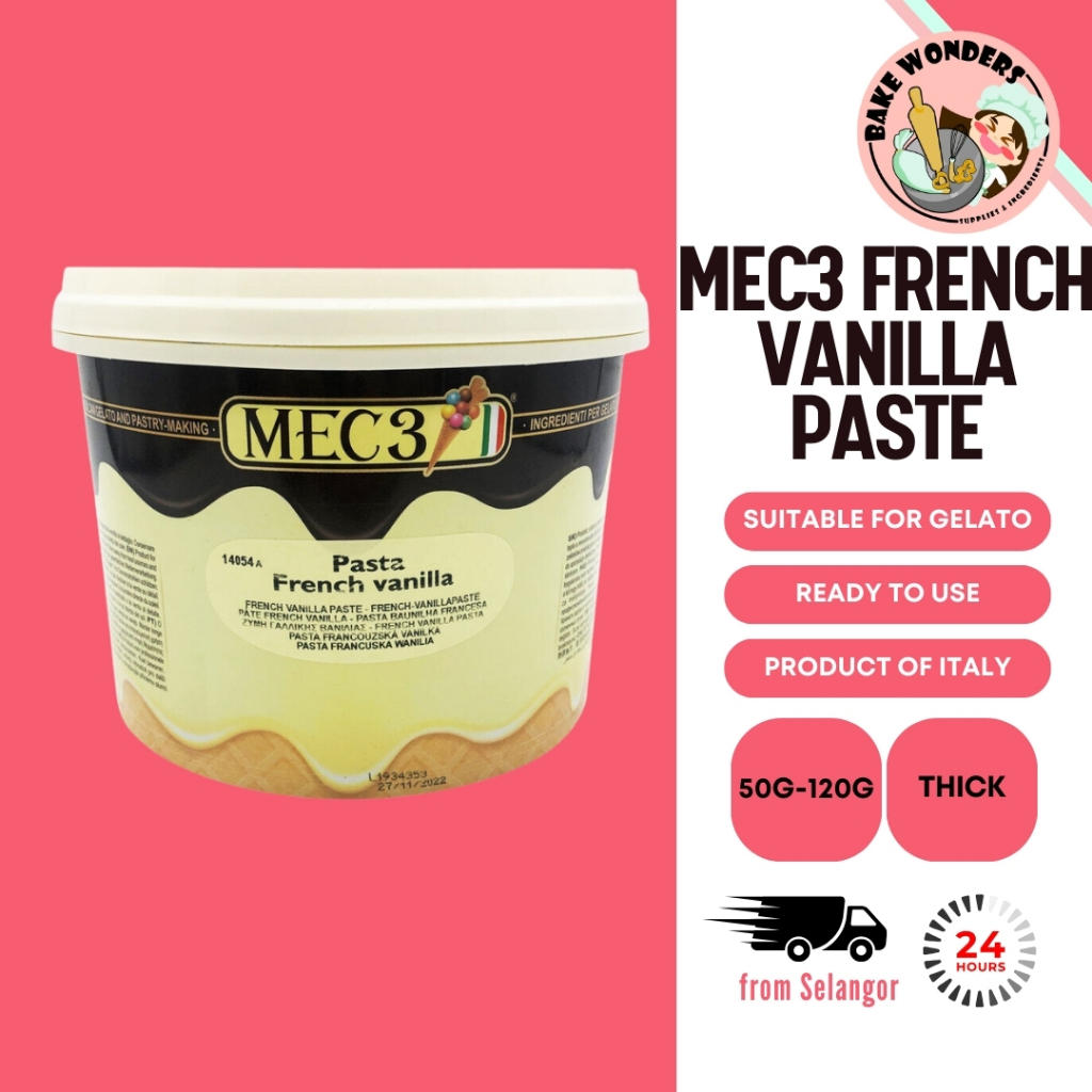 MEC3 French Vanilla/ Vanilla Flavoring/ Pure Vanilla Paste/ Imported ...