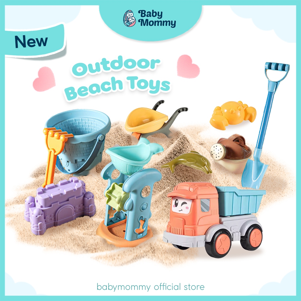 Toys 16pcs set Kids outdoor toys beach toys Fun Beach Sand Play Set ...