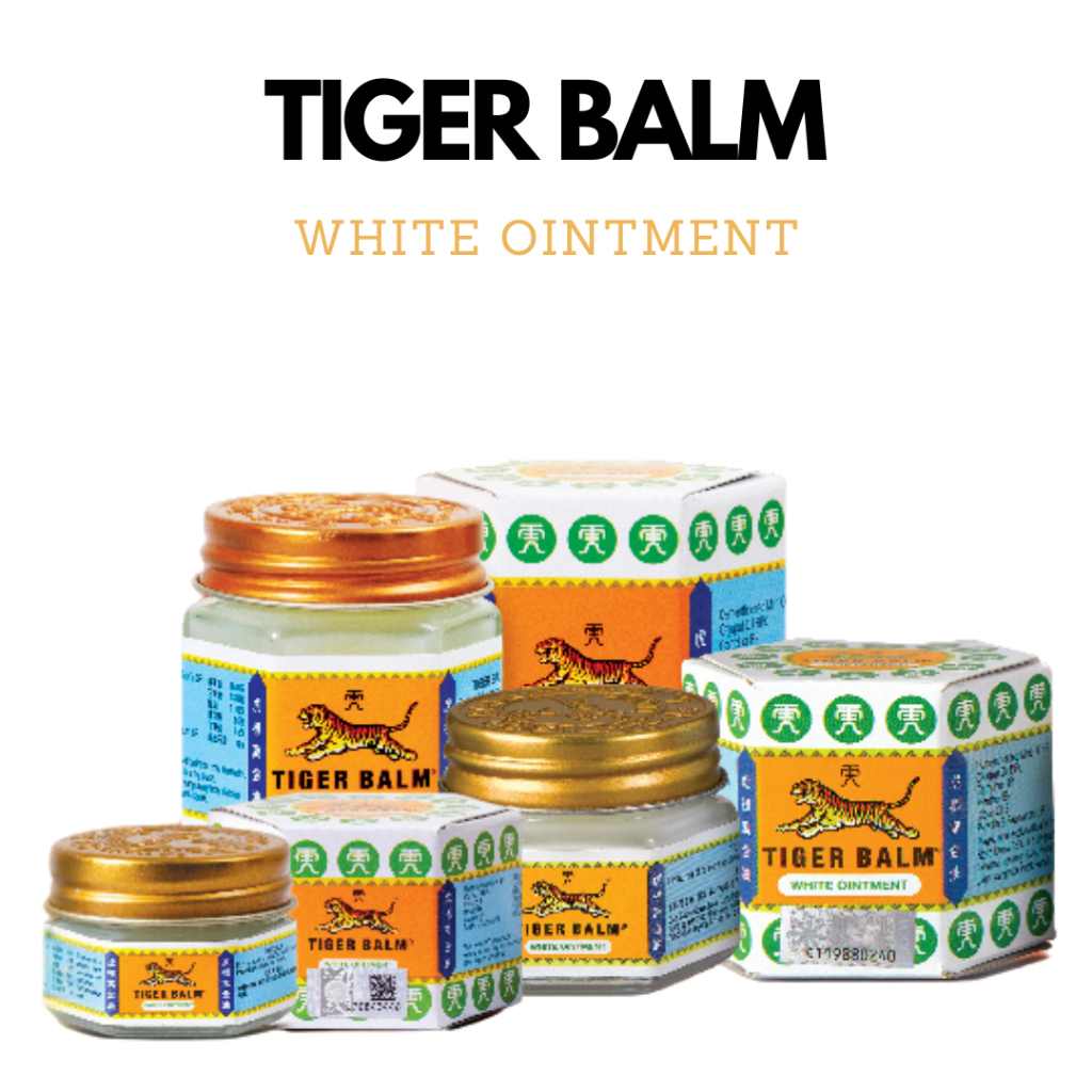 TIGER BALM White Ointment / 虎标万金油 (白) / Balsem Harimau (Putih) | Shopee ...