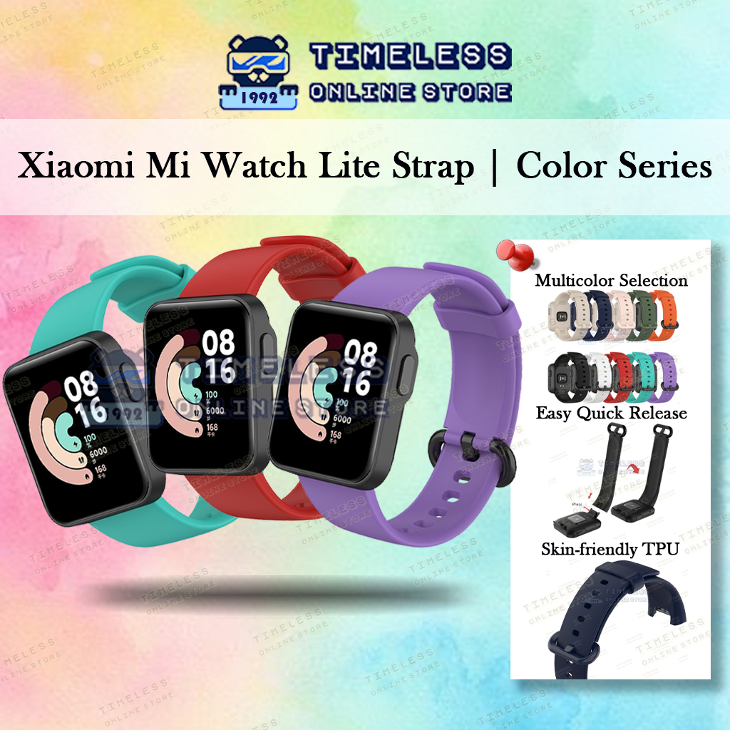 Xiaomi Mi Watch Lite Strap, Color Series Smartwatch Band, 10 Color ...