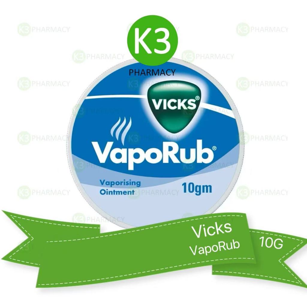 Vicks Vaporub Cold Vaporising Ointment (10G) | Shopee Singapore