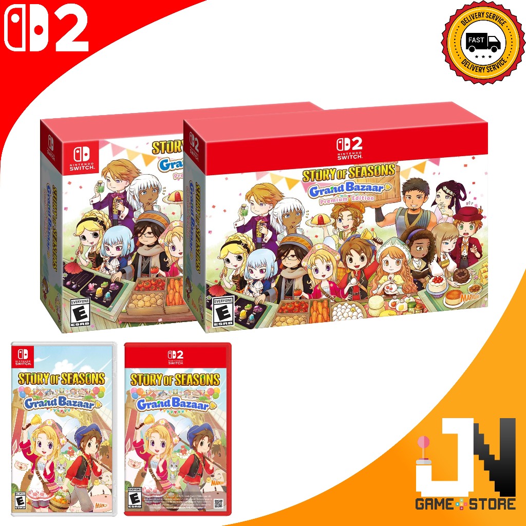 Nintendo Switch 2 Story of Seasons Grand Bazaar Premium Edition (NEW ...