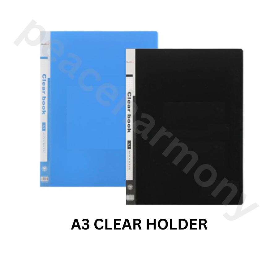 A3 Size Clear Book / Clear Holder / Display Book / Document File ...