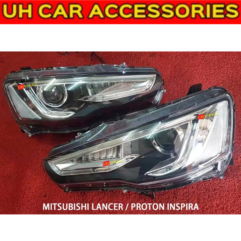 Mitsubishi Lancer Proton Inspira LED Projector Headlamp Headlights Head ...