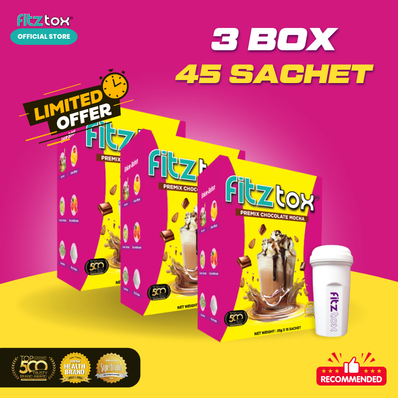FITZTOX CHOCOLATE MOCHA ( 3 BOX ) HQ | Shopee Singapore