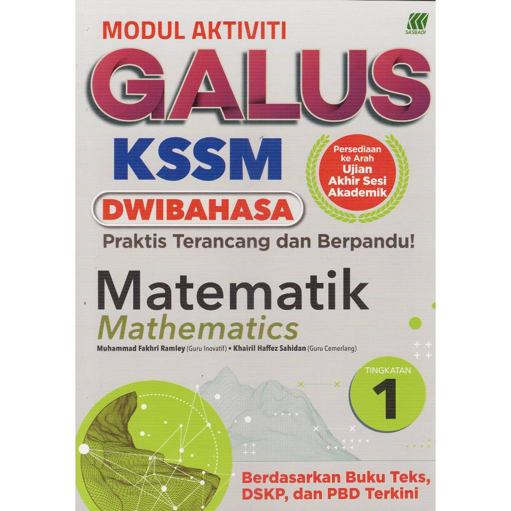 TRAINING BOOK (2025): GALUS UASA ACTIVITY MODULE MATHEMATICS ...