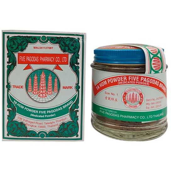 FIVE PAGODAS Powder Five Pagodas Medicated Powder 25g | Shopee Singapore