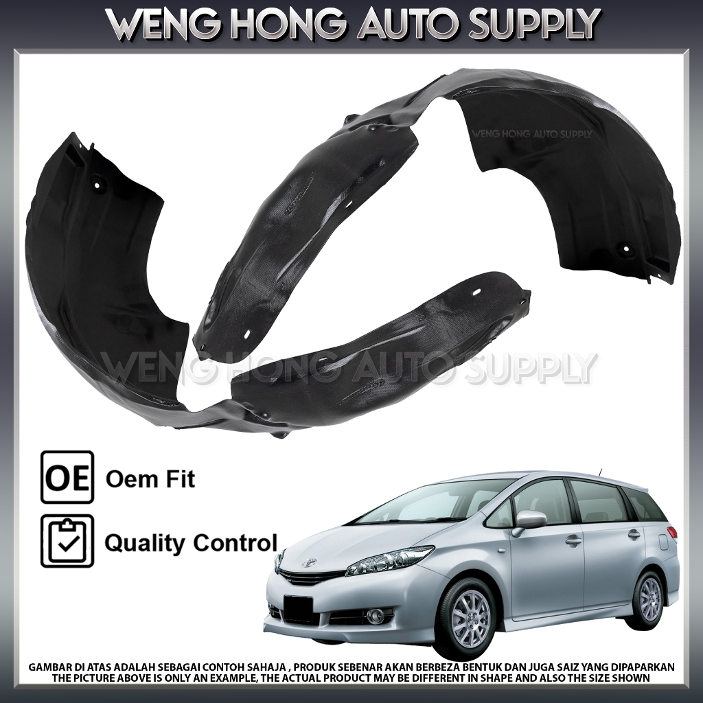 Toyota Wish AE20 ZGE20 ZGE22 ZGE25 Front Fender Cover , Fender ...