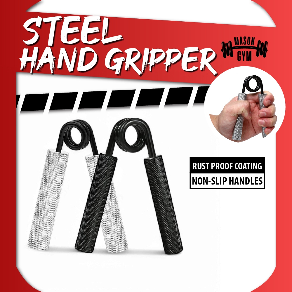 Stainless Steel Hand Grip Finger Metal Hand Grippers Fitness Forearm ...