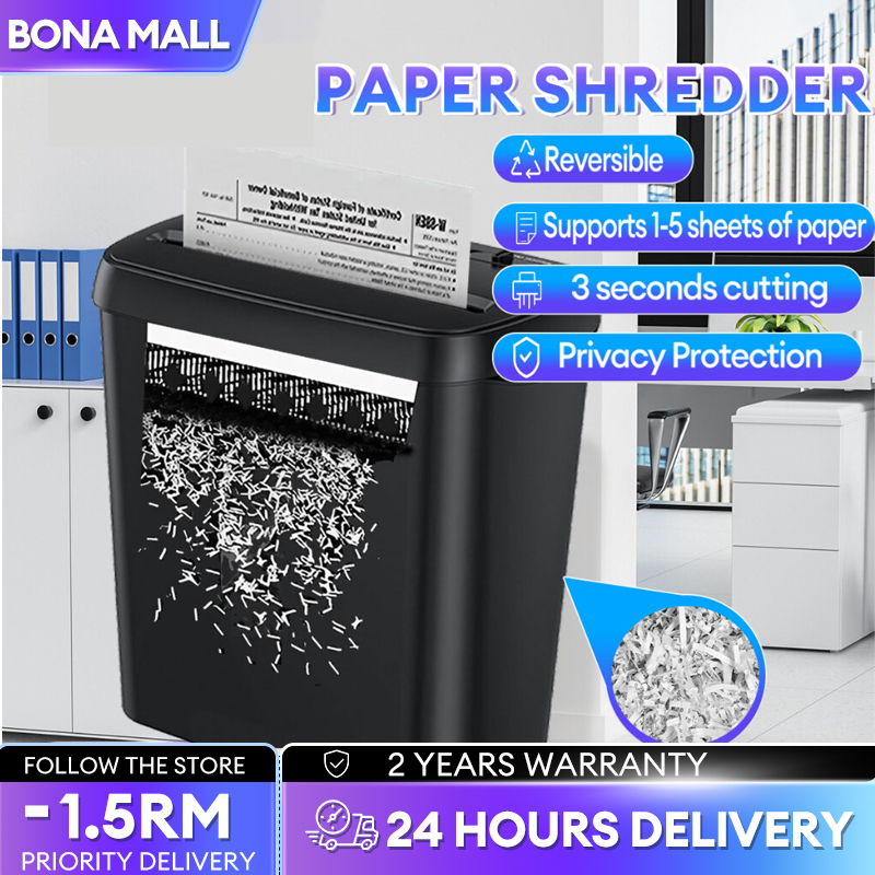 Paper Shredder 10L Auto Paper Cutting Machine Shred Paper Cut For Home ...