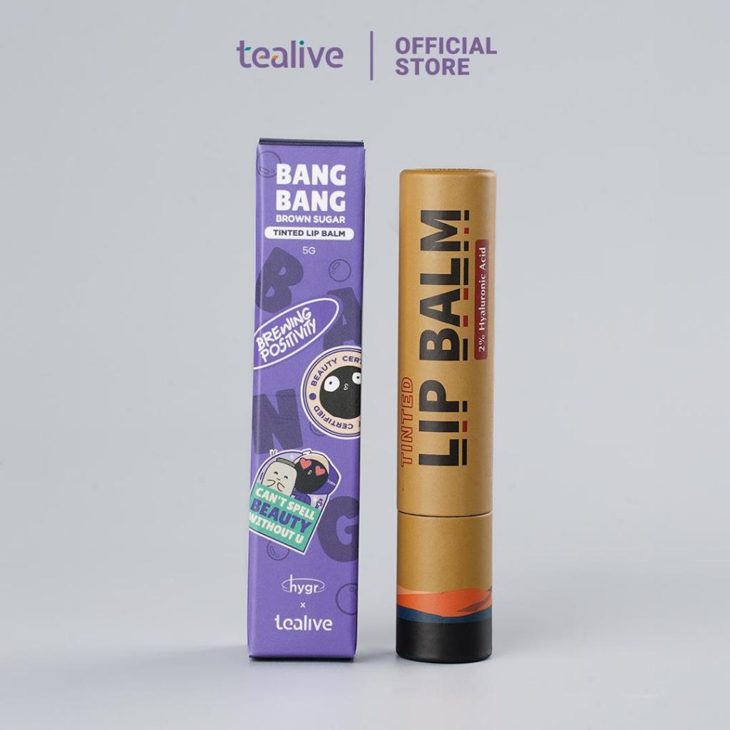 Hygr x Tealive Tinted Lip Balm Bang Bang Brown Sugar | Shopee Singapore