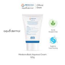 MEDSONS AQUA DERMAL BASIC AQUEOUS CREAM 120G | Shopee Singapore