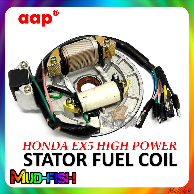 HONDA EX5 HIGH POWER (OLD) FUEL COIL, STATOR COIL, MAGNET COIL AAP (NEW ...