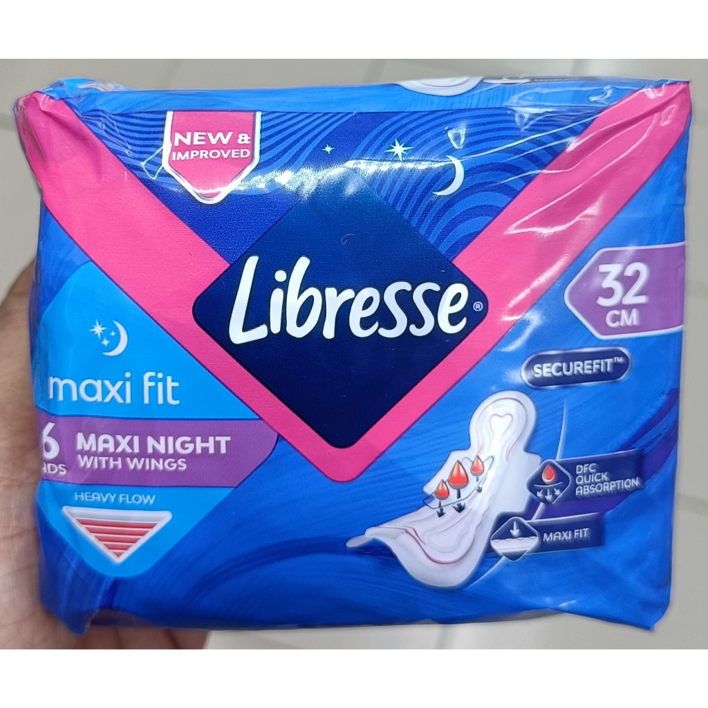 Libresse - Maxi Fit 32 cm (With Wings) | Shopee Singapore