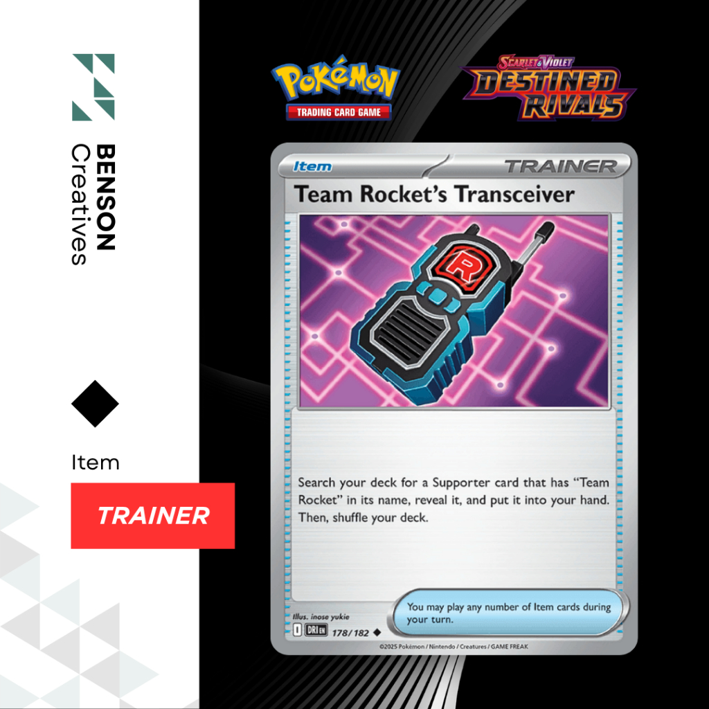 Team Rocket's Transceiver | 178/182 | Trainer - Item [Destined Rivals ...