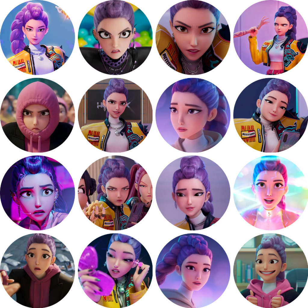 Kpop Demon Hunters Rumi Huntrix Button Badge 58mm | Shopee Singapore