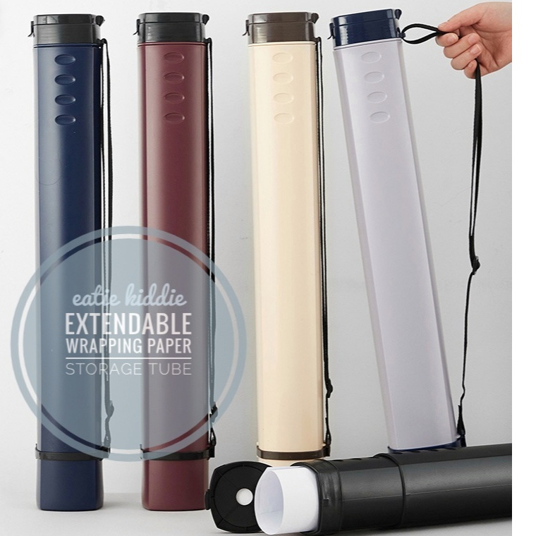Eatie Kiddie Extendable Wrapping Paper Storage Tube I 62-105cm Drawing ...