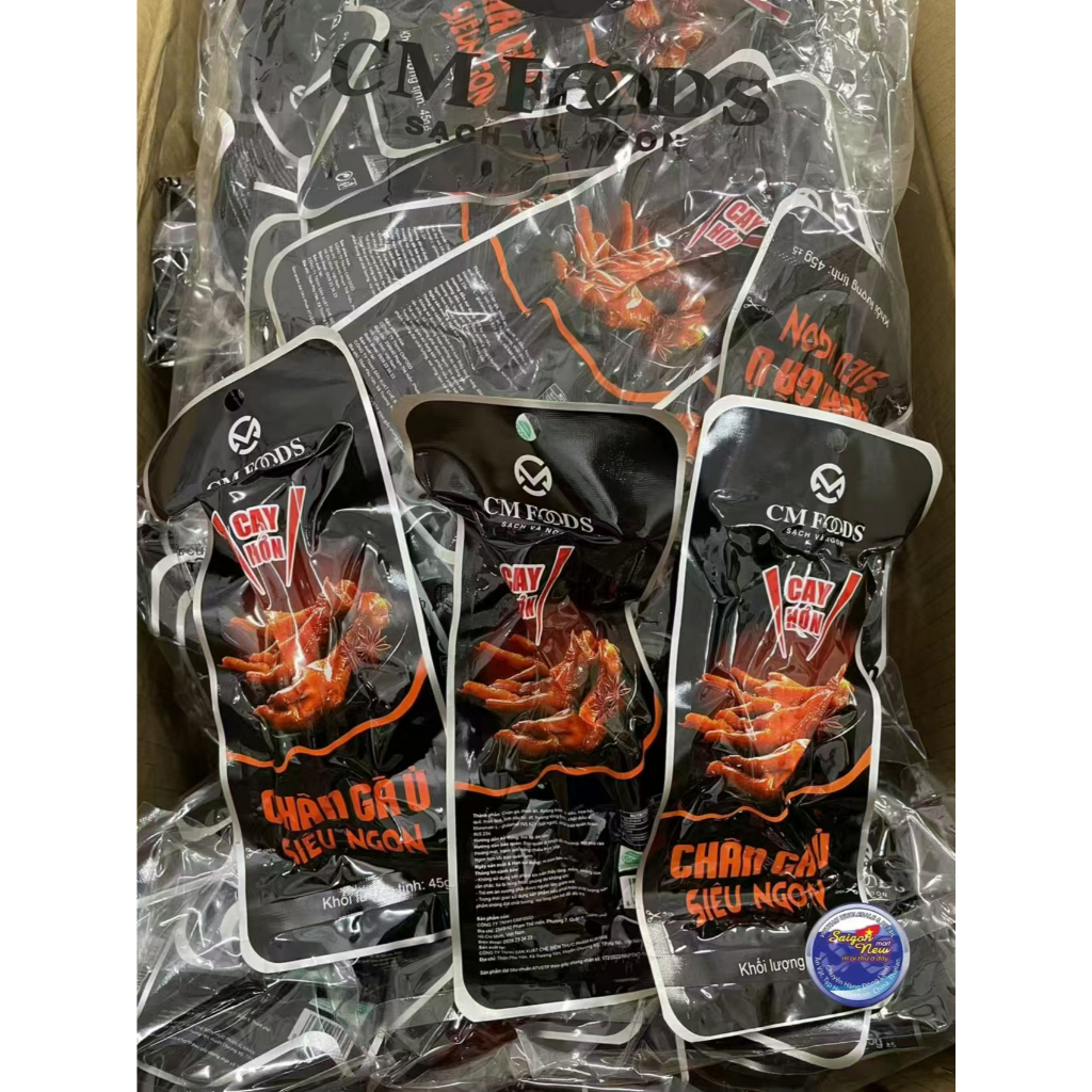 CM Foods Chan Ga U Sieu Ngon 45g - Chicken Feet (1 Packs x 30Unit ...