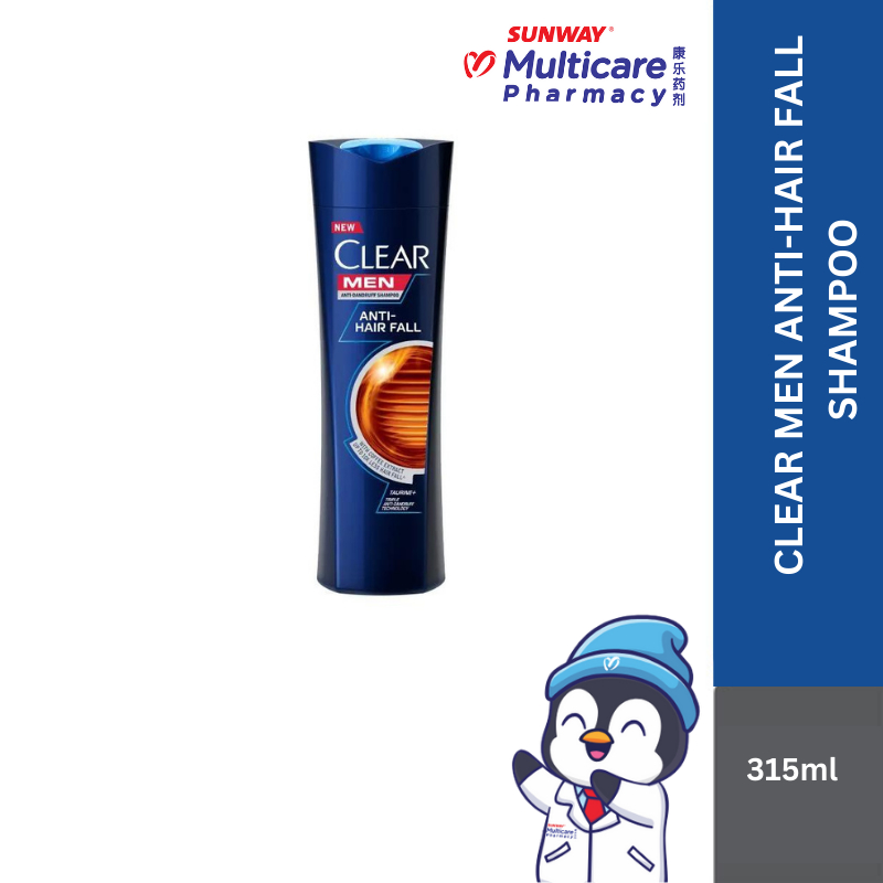 CLEAR MEN ANTI-HAIR FALL SHAMPOO 315ML | Shopee Singapore