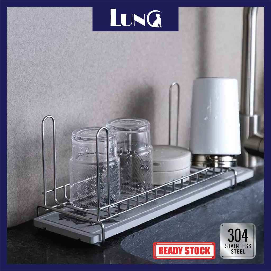 304 Stainless Steel Water Cup Rack, High-End Appearance, Kitchen ...