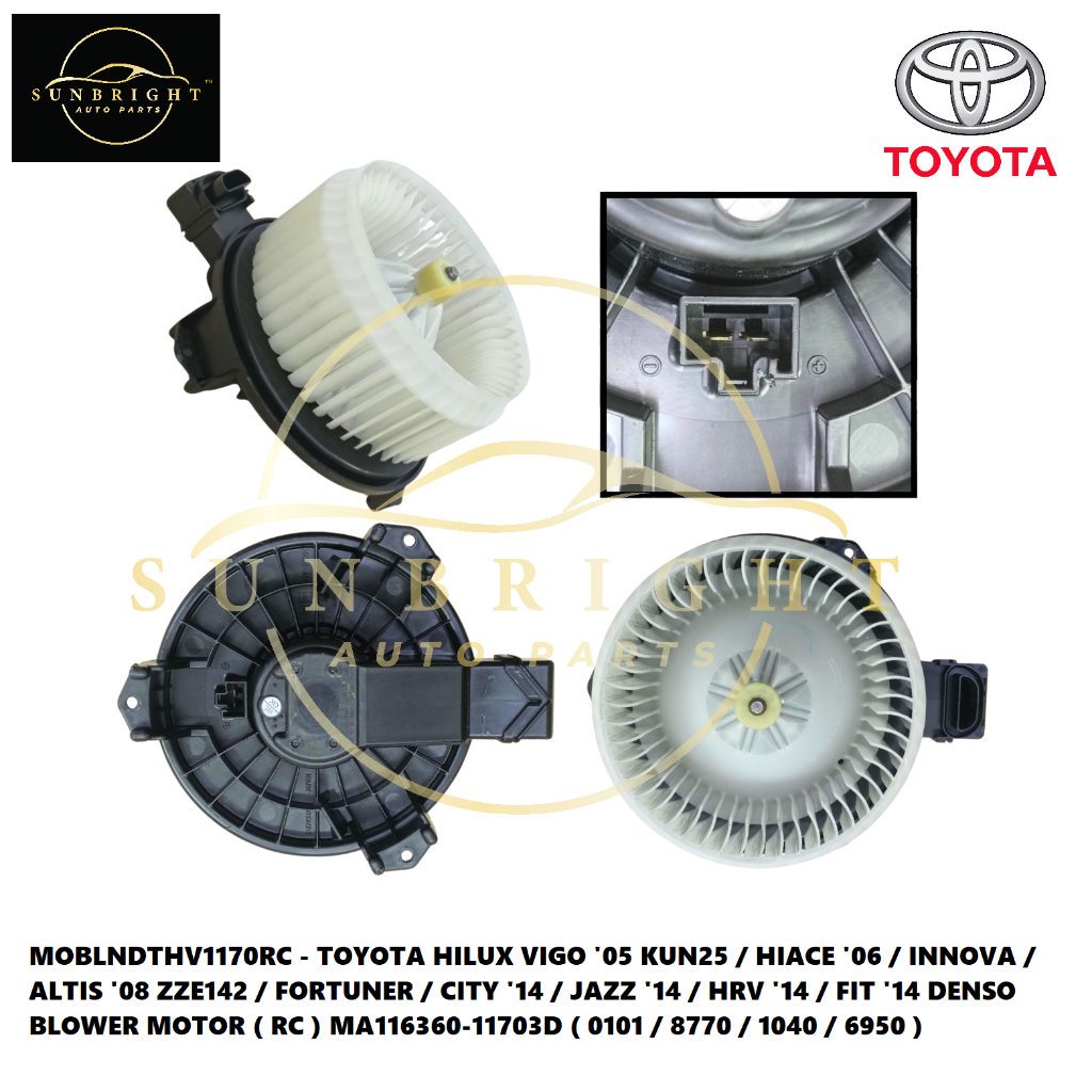 TOYOTA HILUX VIGO KUN25/ HIACE/ INNOVA/ALTIS ZZE142/ FORTUNER/ CITY ...