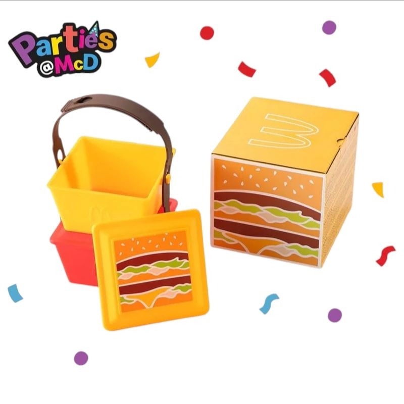 Mcdonalds McDonald's Stackable Lunch Box Set | Shopee Singapore