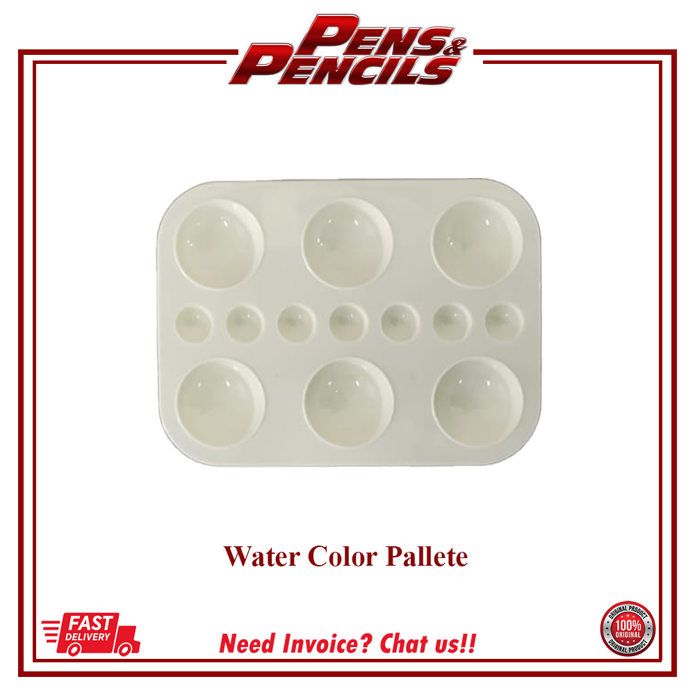 Water Color Palette / Watercolour Plate / Palet Warna air / 水彩盘 (1pc ...