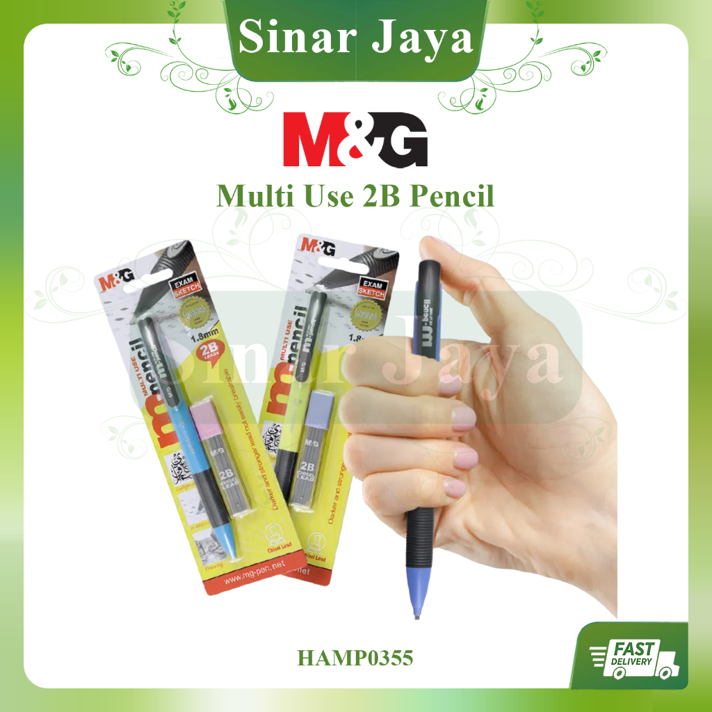 [SJ] M&G Multi Use 2B Pencil 1.8mm / Auto / Mechanical Pencil Lead ...