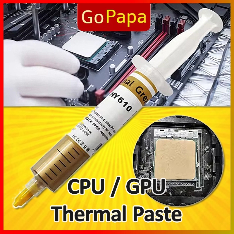 CPU RAM Thermal Paste Grease Heatsink Compound Carbon Based Material PC ...